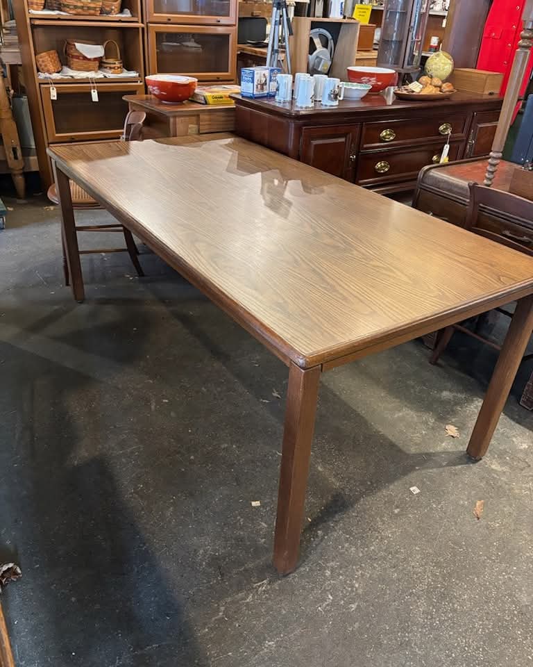 Vintage Solid Wood Library Table - 72 L X 36 W X 29 H | Madison Street ...