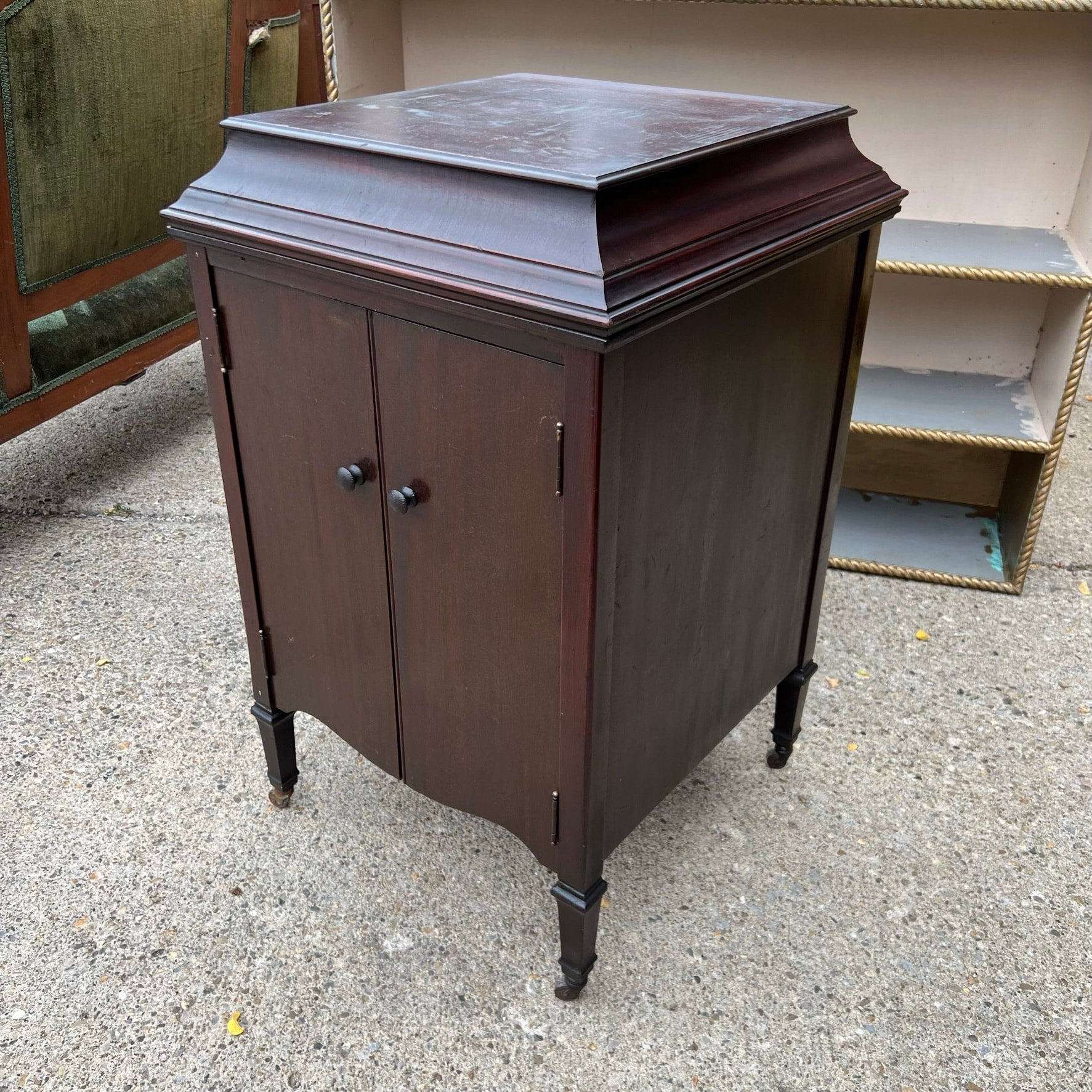 Antique Victrola Cabinet Record Player | Cabinets Matttroy