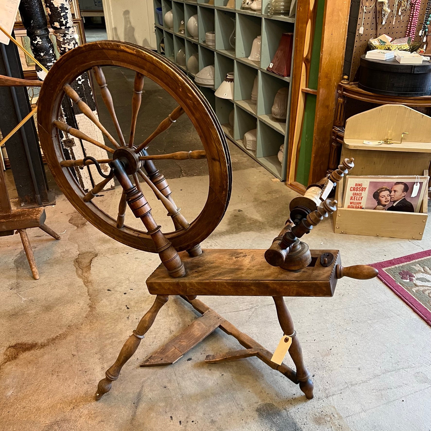 Antique Spinning Wheel | Madison Street Salvage
