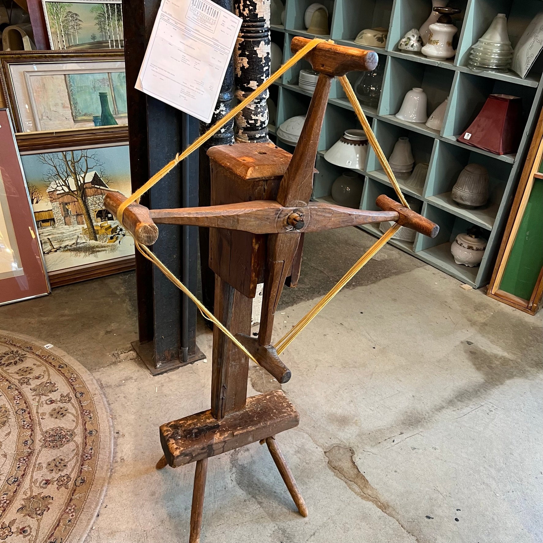 Antique Yarn Winder | Madison Street Salvage