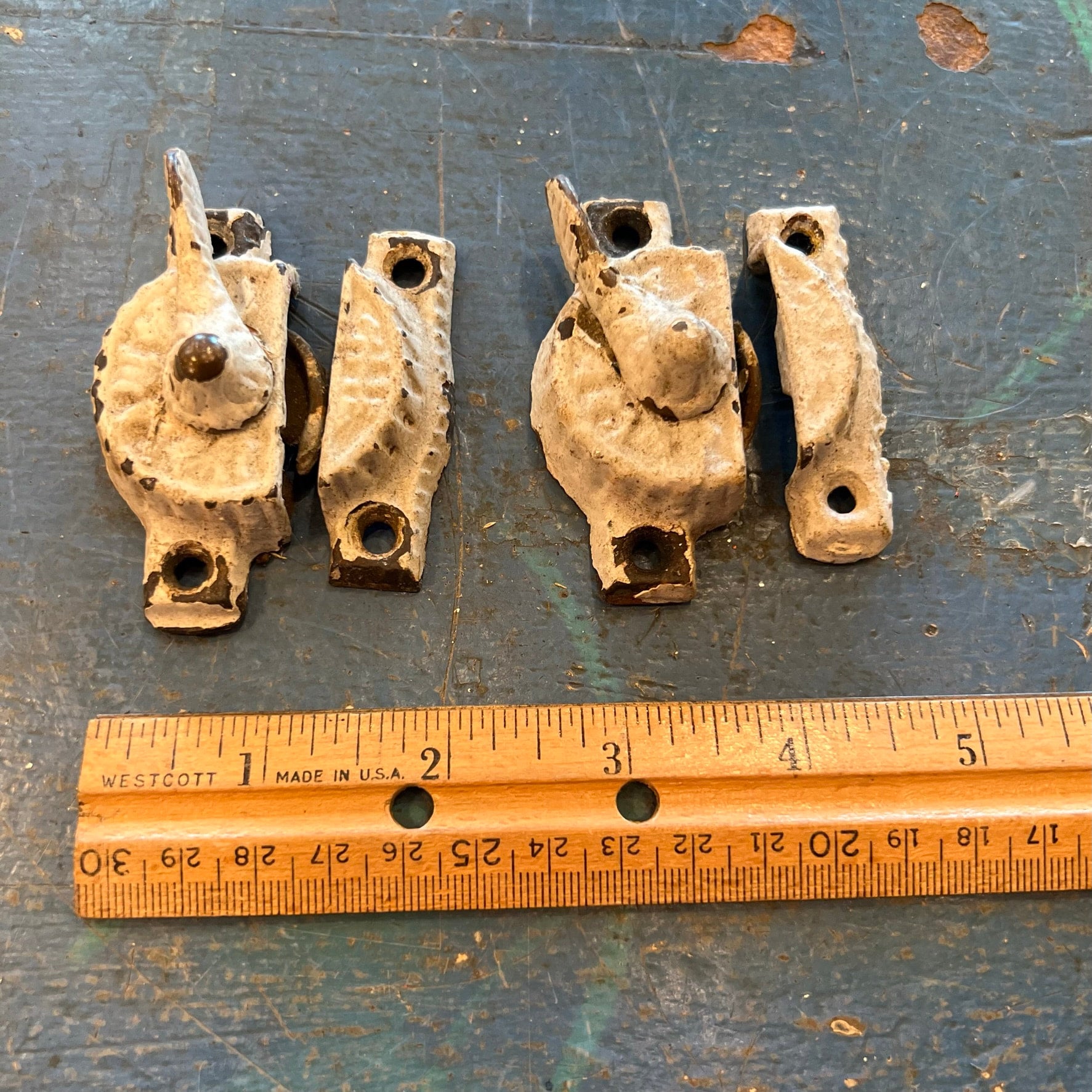 Set of 2 Antique Window Locks | Madison Street Salvage