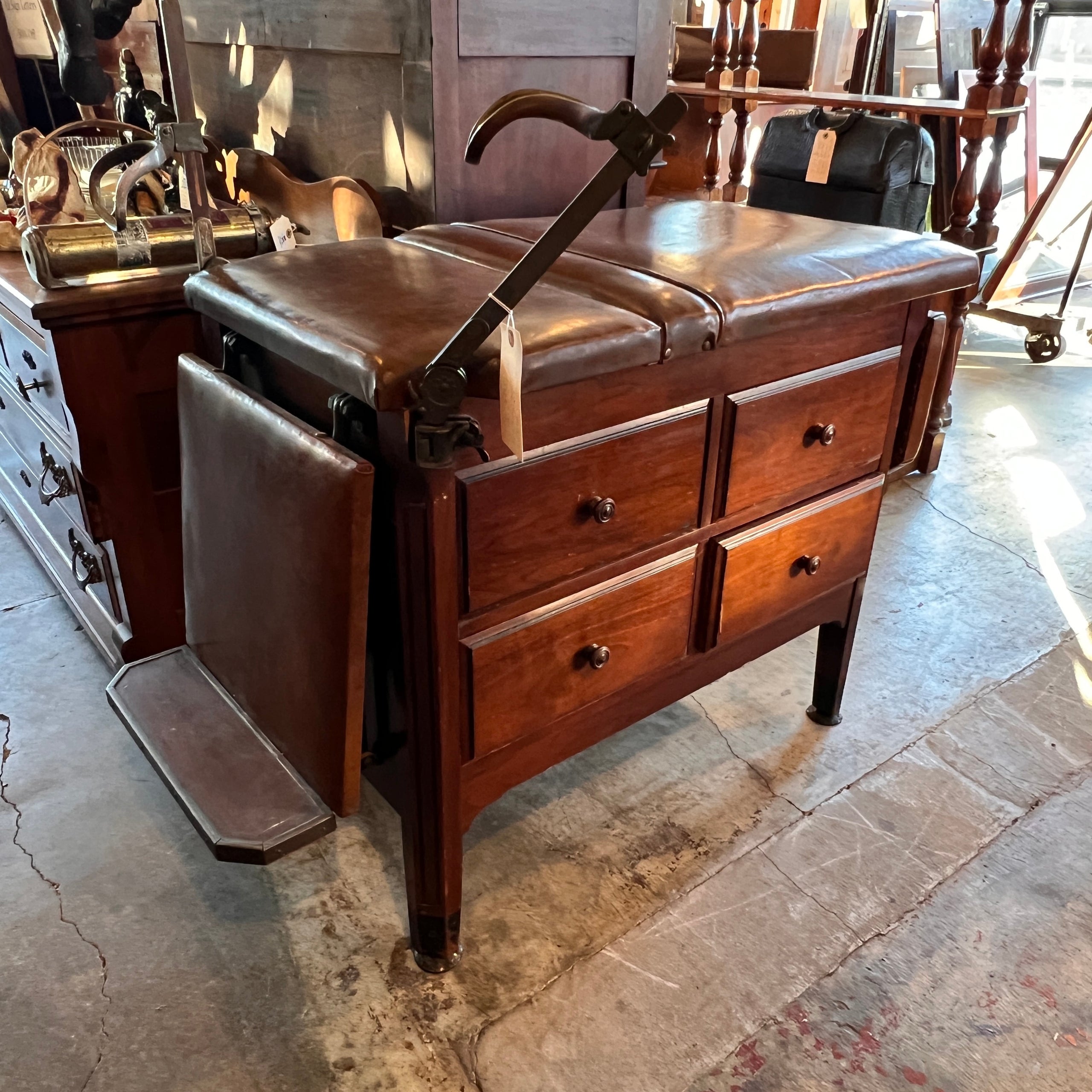 Antique medical examination table | Madison Street Salvage
