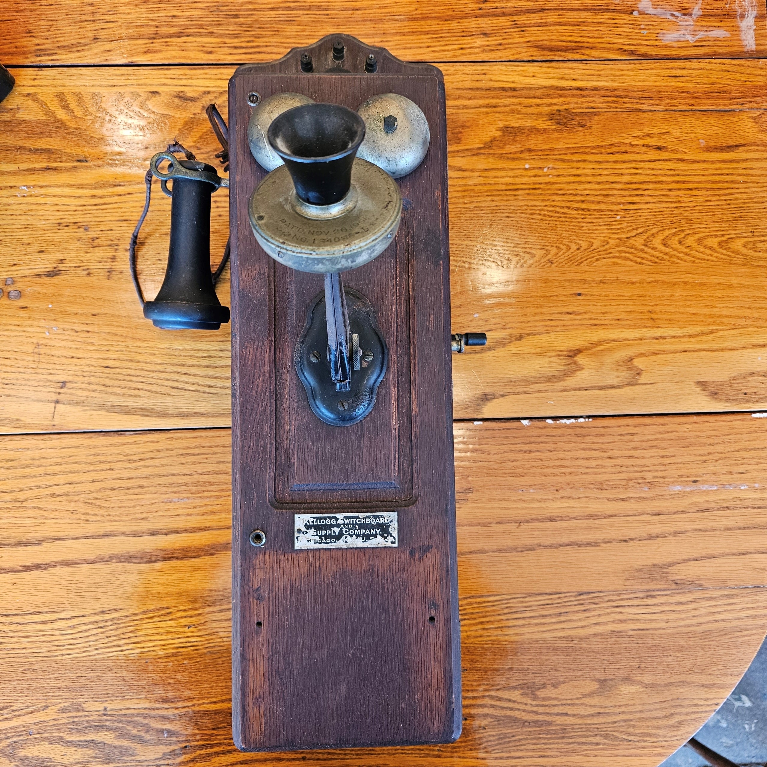 Antique Kellogg Switchboard Supply Co Telephone Madison Street Salvage